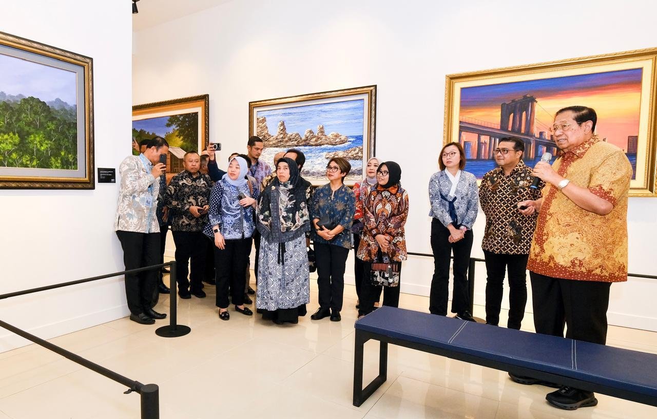 SBY Eksplorasi Gaya Baru dalam Lukisan, dari Lanskap ke Binatang dan ...